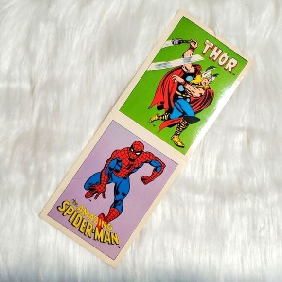 Marvel | Other | Vintage 7s Marvelcomics Spider Man Thor Superhero Post ...